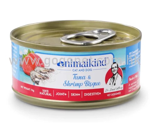 Animalkind 吞拿魚和蝦鮮味盛宴 animalkind吞拿魚蝦 保健貓罐頭 | GoGoPet development limited
